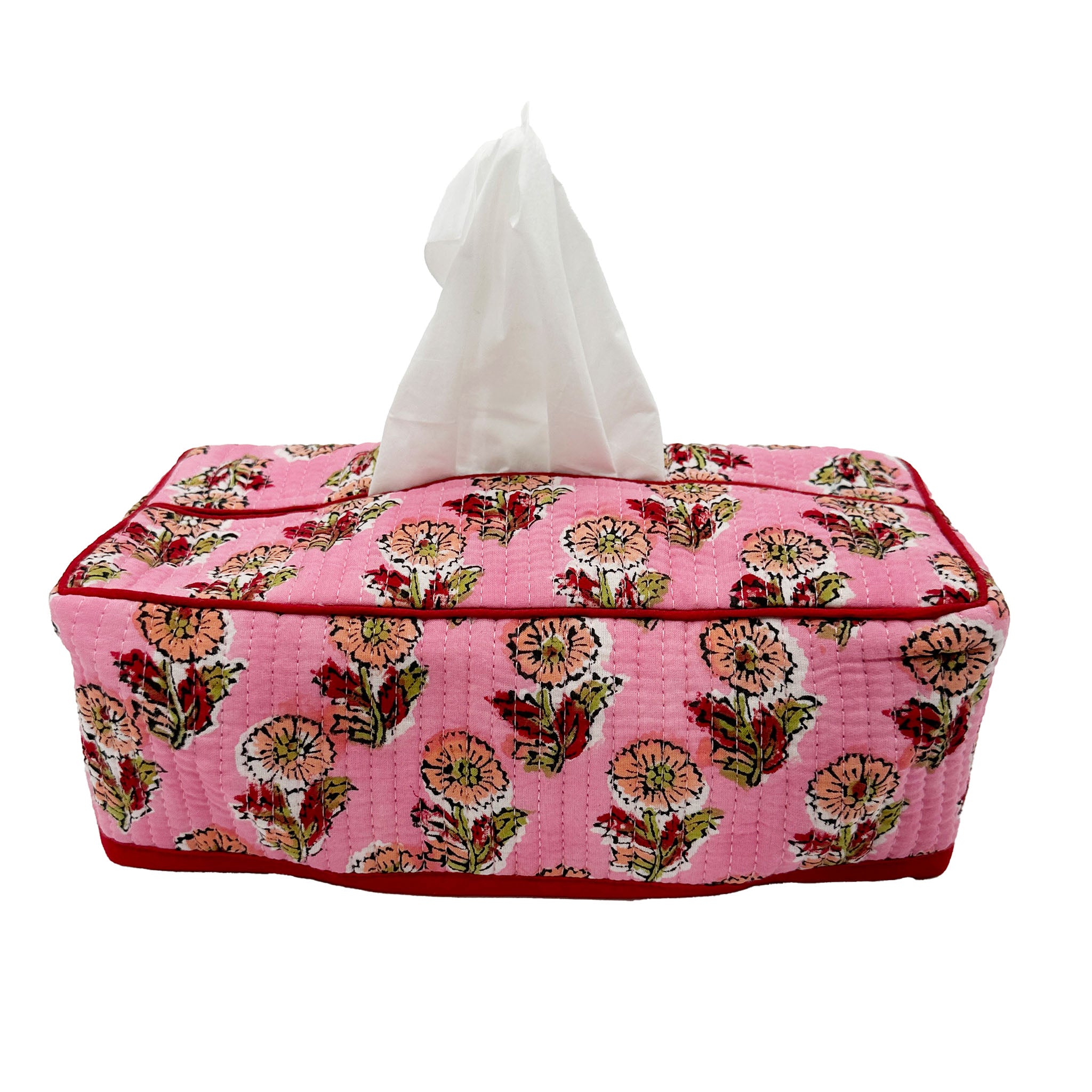 Quilted Tissue box cover - Tess – Huddle Collection