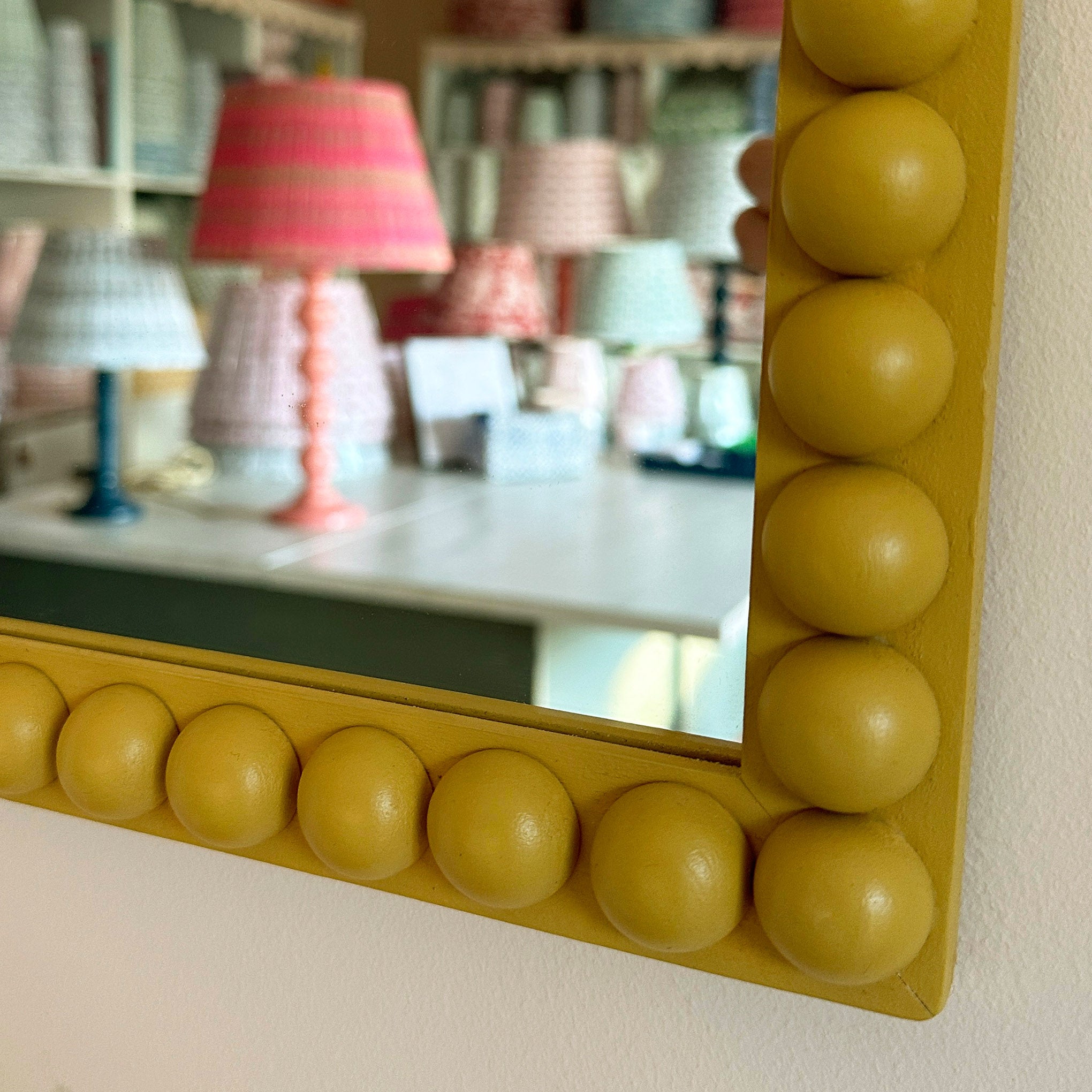Bobbin Mirror - Mustard Yellow - In stock – Huddle Collection